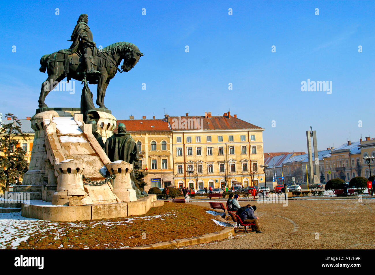 The Statue of Maytas Coryinus, St Michael's Church, Cluj-Napoca ...