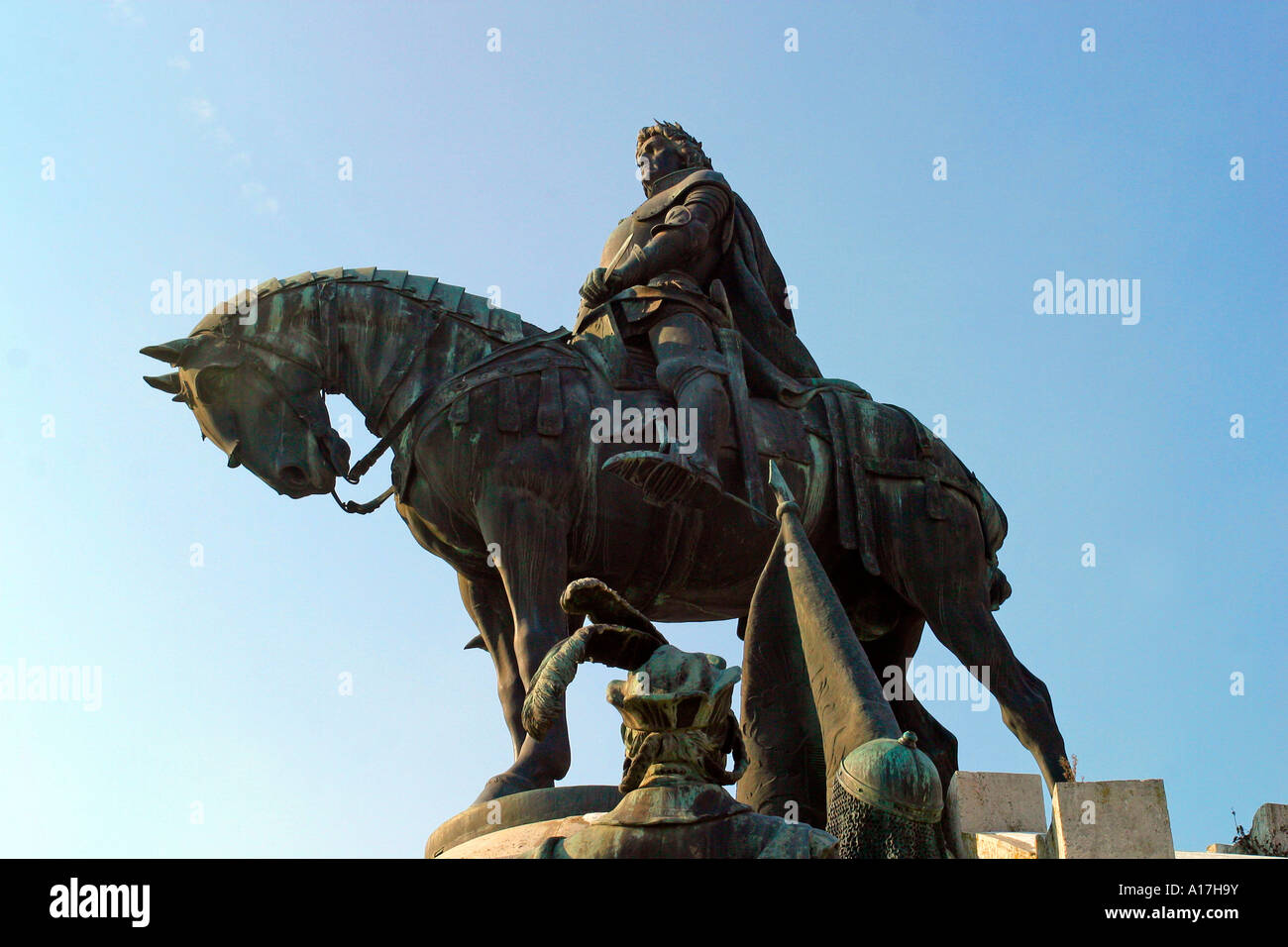 The Statue of Maytas Coryinus, St Michael's Church, Cluj-Napoca ...