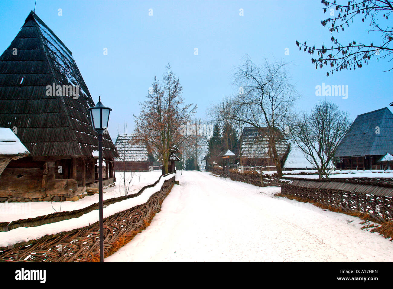 A Traditional Country Village, Sighet, Romania Stock Photo - Alamy