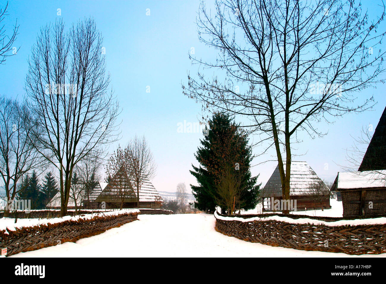 A Traditional Country Village, Sighet, Romania Stock Photo - Alamy