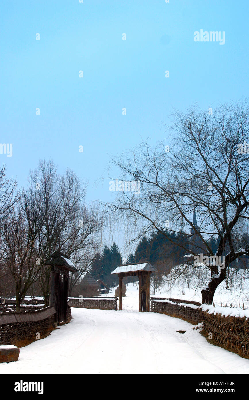 A Traditional Country Village, Sighet, Romania Stock Photo - Alamy