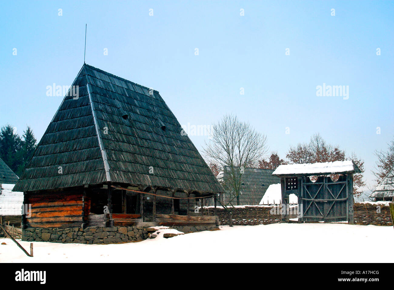 A Traditional Country Village, Sighet, Romania Stock Photo - Alamy