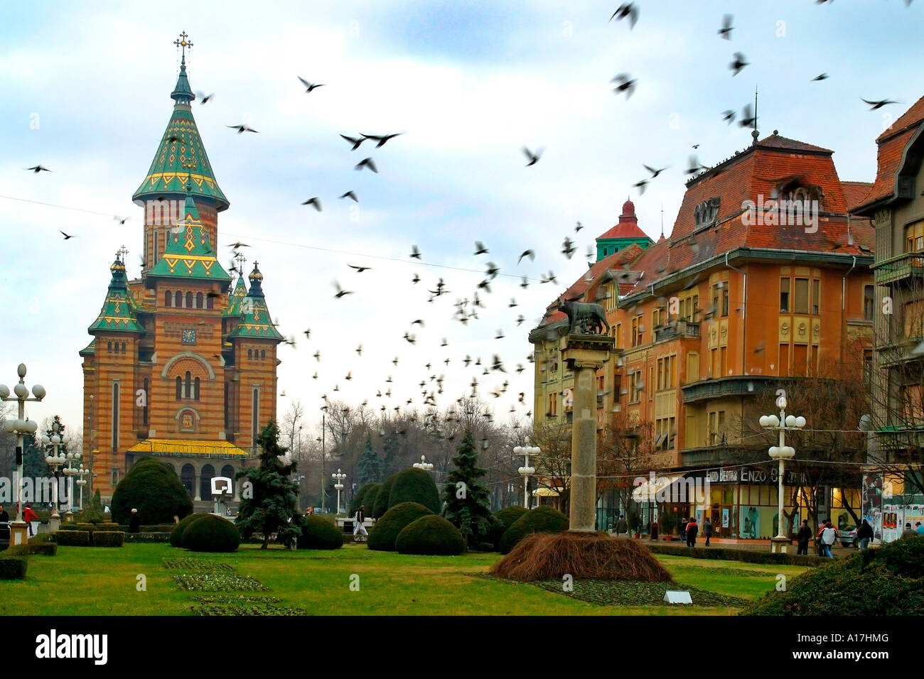 Romanian Orthodox Metropolitan Cathedral, Timisoara, Romania Stock ...