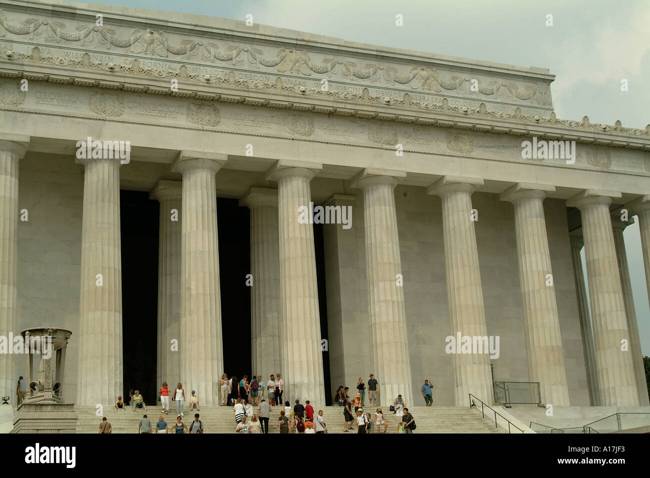 President Abraham Lincoln memorial Washington DC USA Stock Photo - Alamy