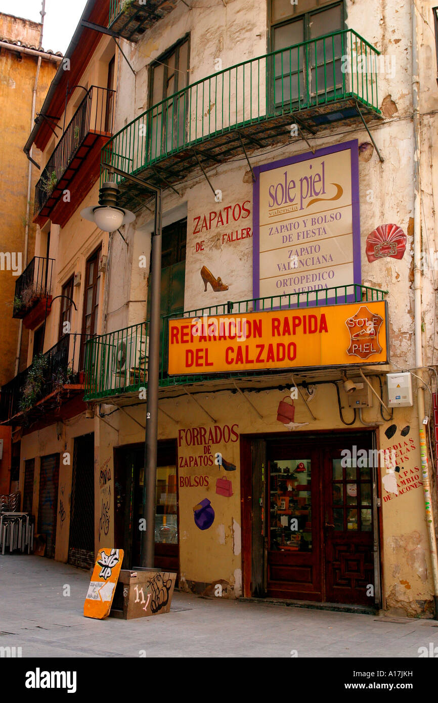 The beautiful streets of Valencia, Spain Stock Photo - Alamy