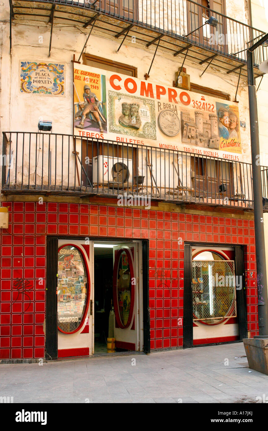 The beautiful streets of Valencia, Spain Stock Photo - Alamy