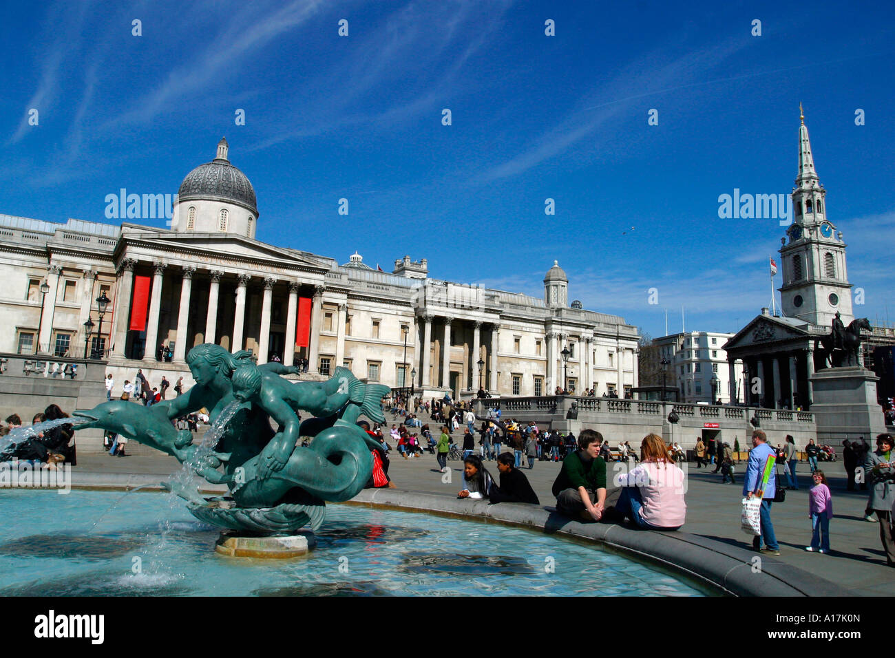 Trafalgar Square, London, Britain Stock Photo - Alamy