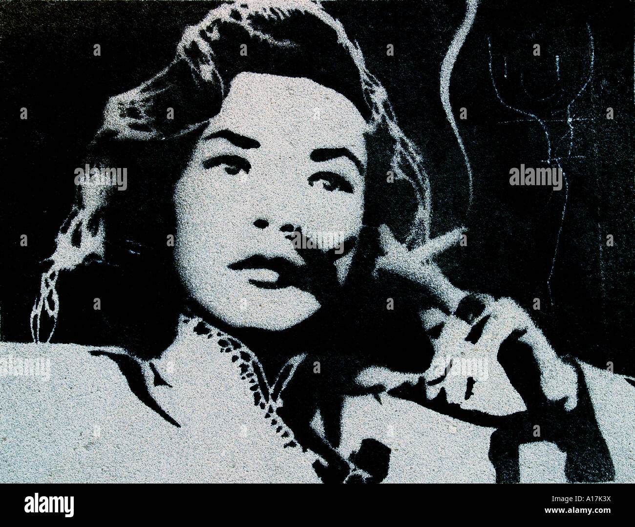 Stencil Graffiti Art Stock Photo - Alamy