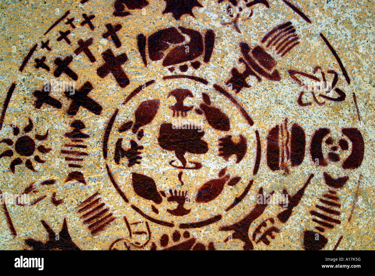 Stencil Graffiti Art Stock Photo - Alamy