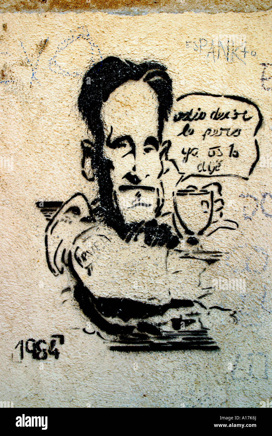 Stencil Graffiti Art Stock Photo - Alamy