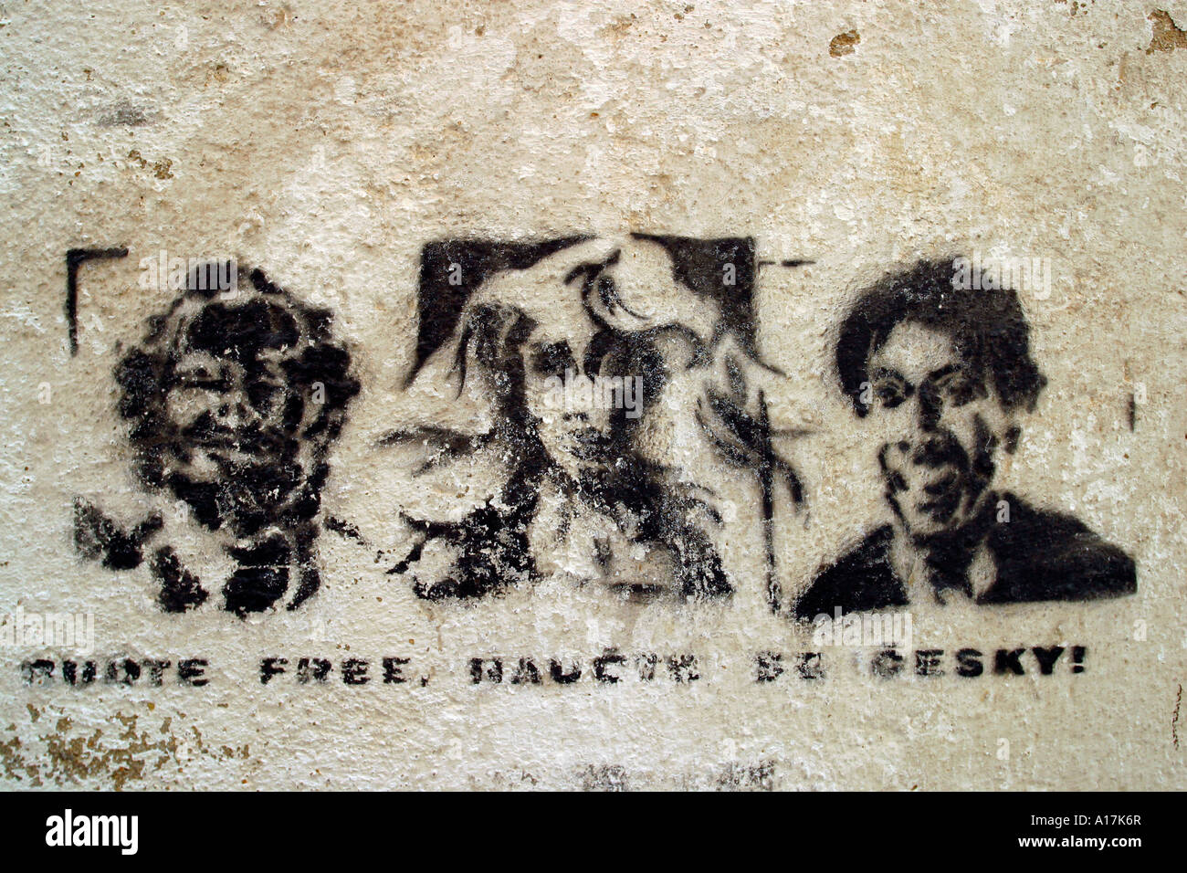 Stencil Graffiti Art Stock Photo - Alamy