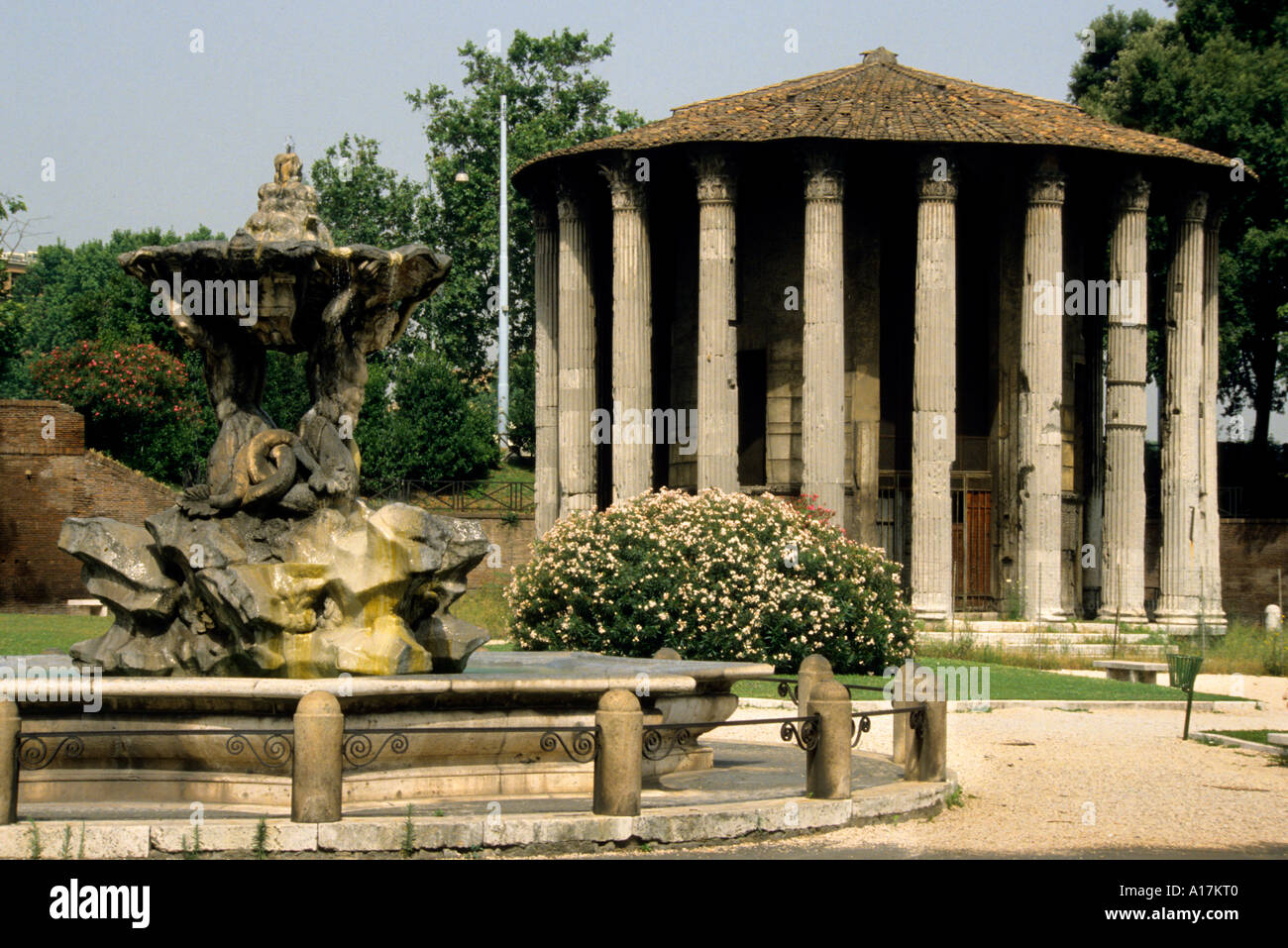 Temple of Vesta Rome Roman Italy Italian Stock Photo - Alamy