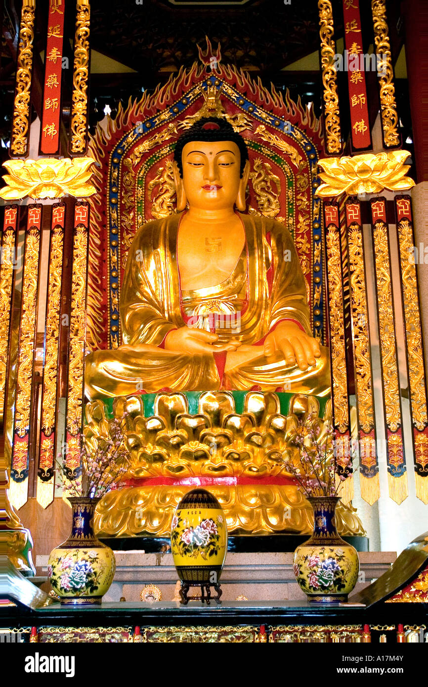 A Golden Buddha Stock Photo - Alamy