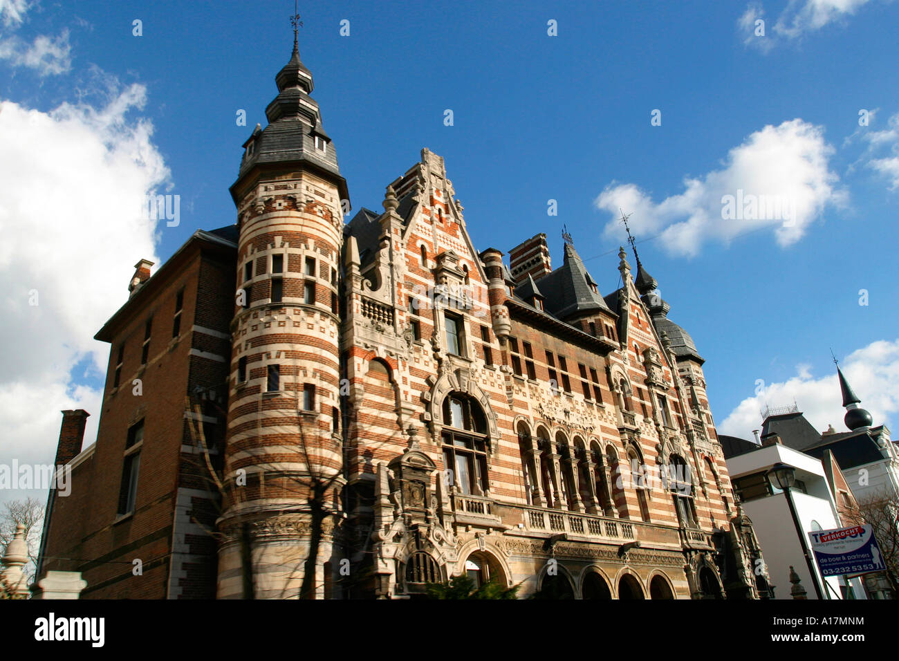 Typical Flemish Architecture in Antwerp Belgium Stock Photo - Alamy