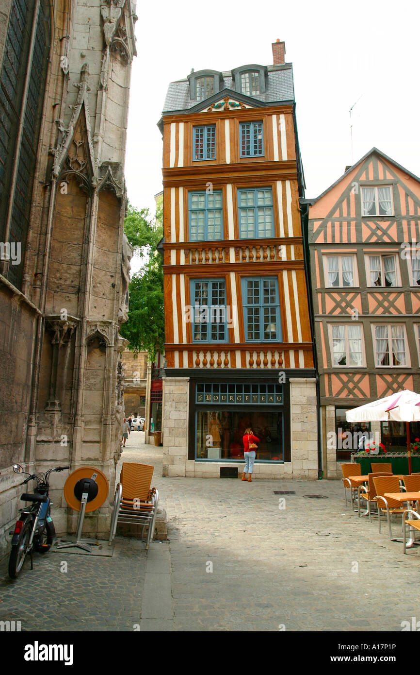 The Medieval Town of Rouen, France Stock Photo - Alamy