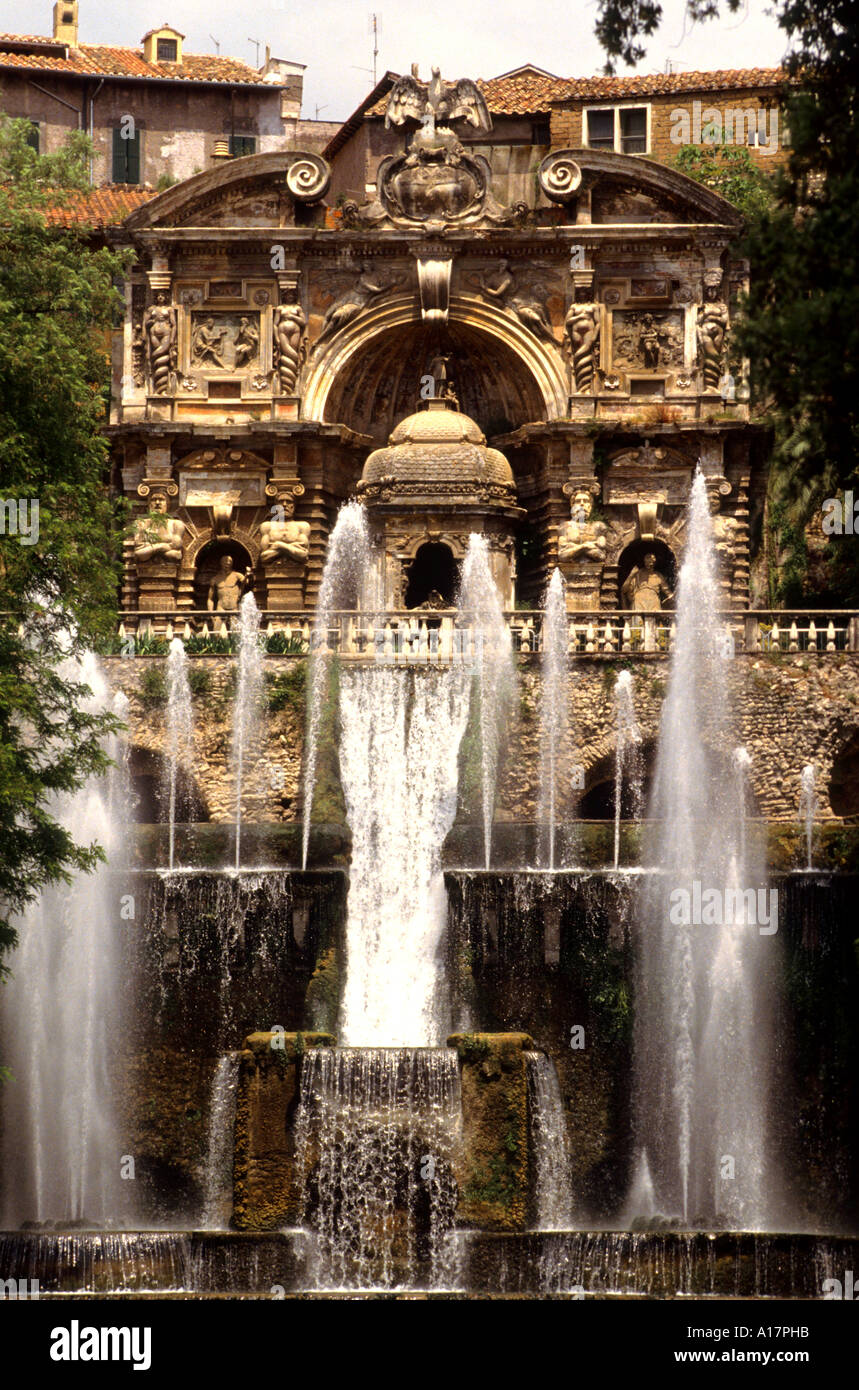Villa d'Este 16th-century villa in Tivoli, Italian Renaissance garden ...