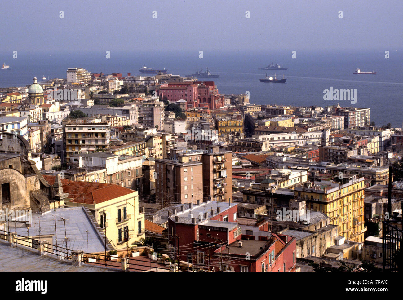 Naples town city Italy Italian Stock Photo - Alamy