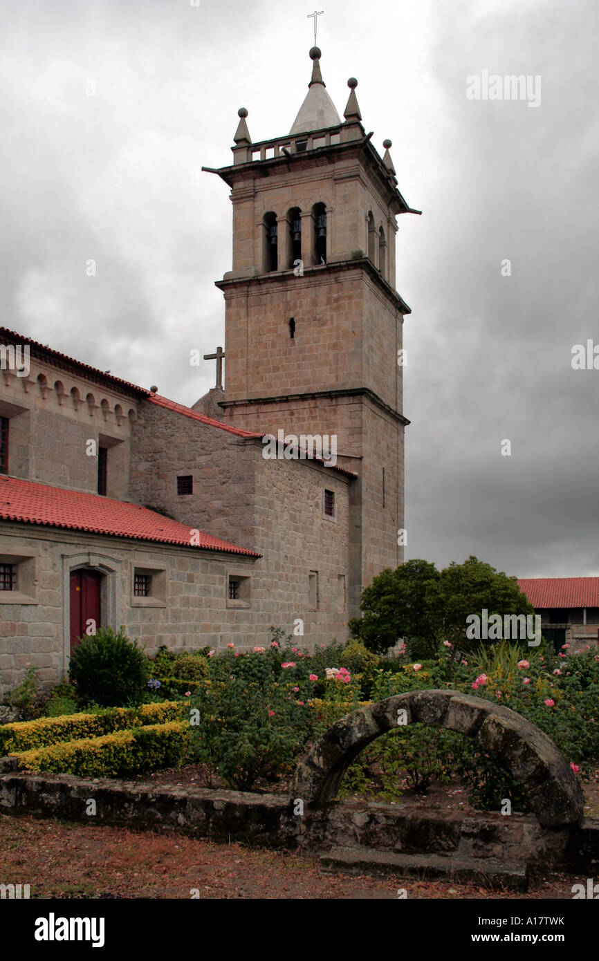 Landim Monastery in Vila Nova de Famalicao, which works as an hotel in ...