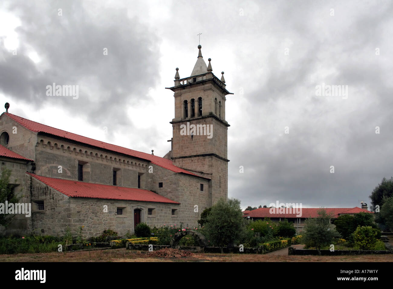 Landim Monastery in Vila Nova de Famalicao, which works as an hotel in ...