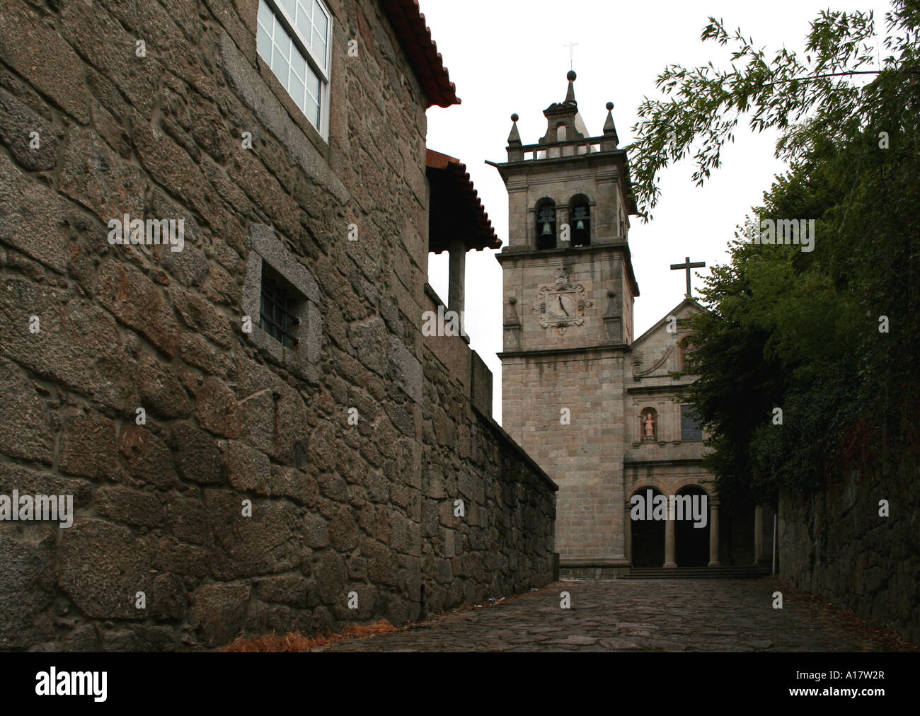 Landim Monastery in Vila Nova de Famalicão, which works as an hotel in ...