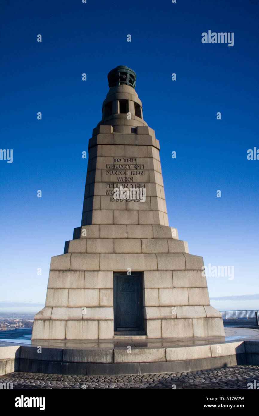 Cenotaph on the Law commemorating the men and women of Dundee who ...