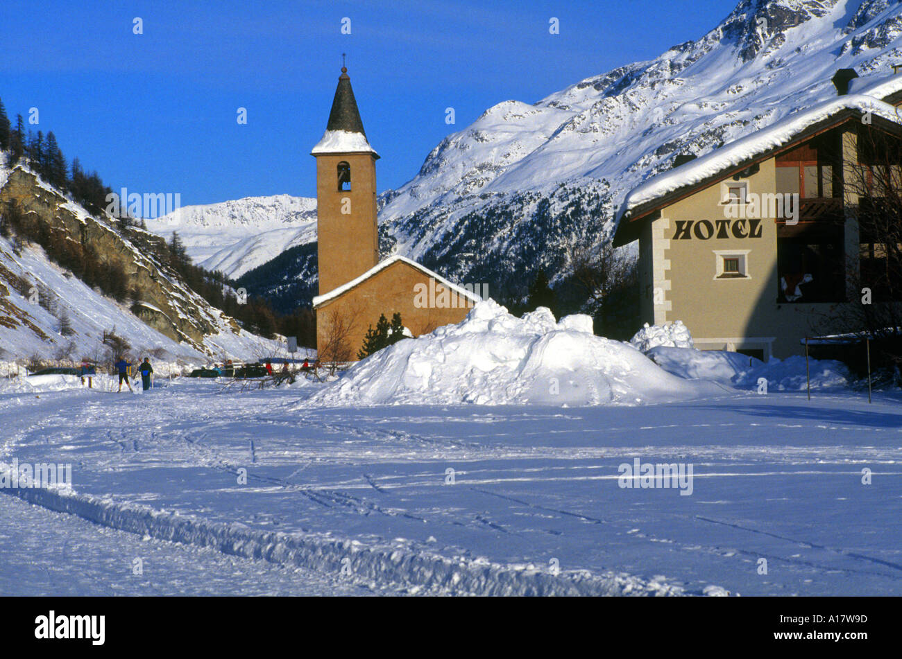 St moritz view hi-res stock photography and images - Alamy