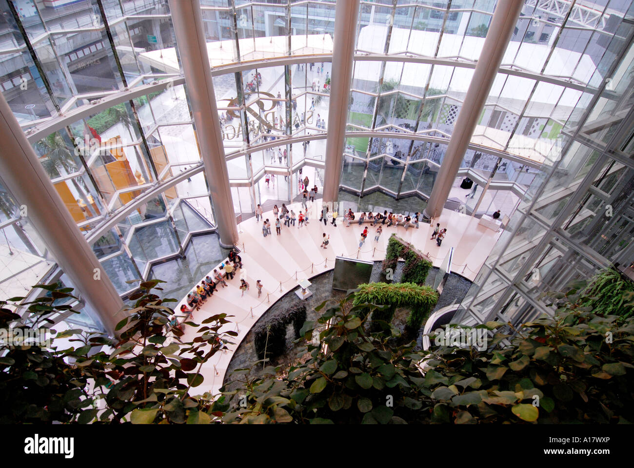 Siam Paragon a new 2006 shopping mall in Bangkok Thailand Stock Photo ...