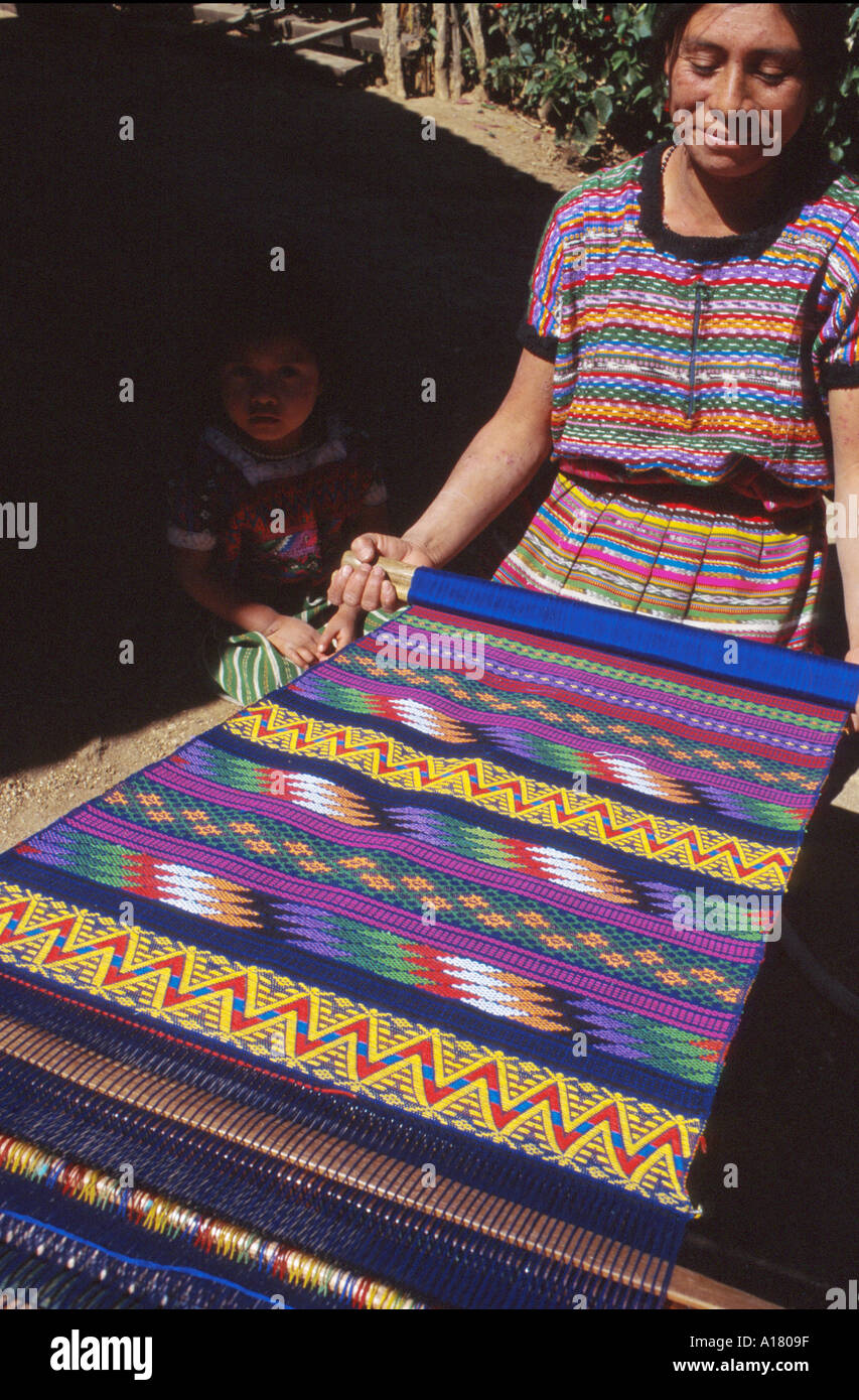 guatemalan mayan weaving Stock Photo - Alamy