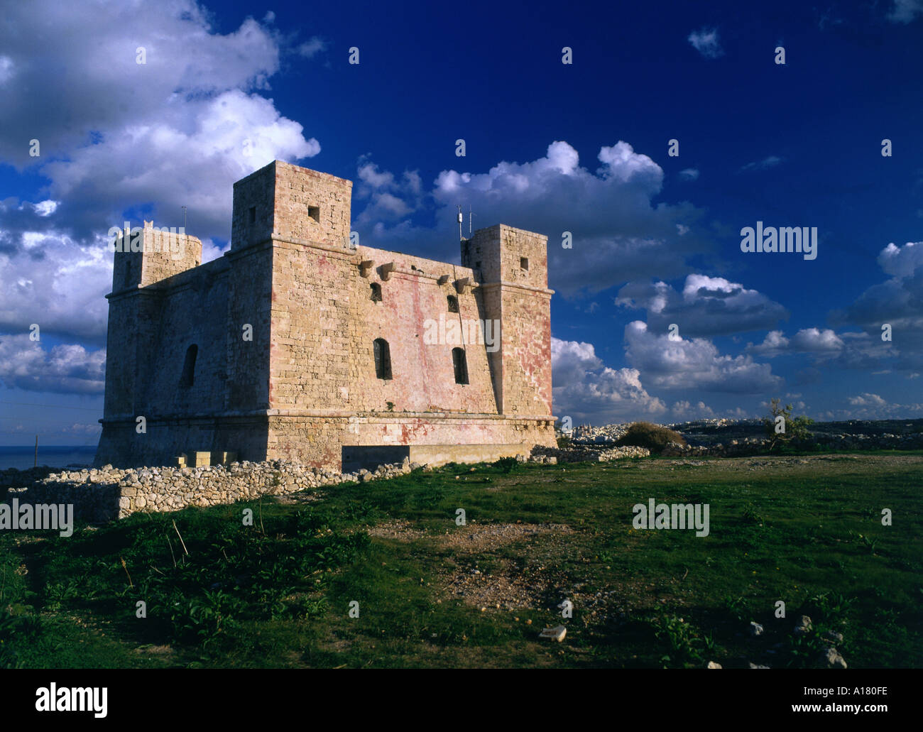 Malta Mellieha Red Tower Fort Agatha Mellieha Red Tower Fort Agatha ...