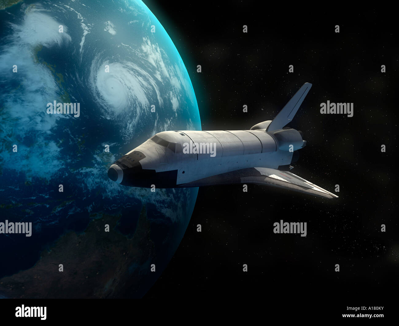 Space shuttle challenger view of earth hi-res stock photography and ...