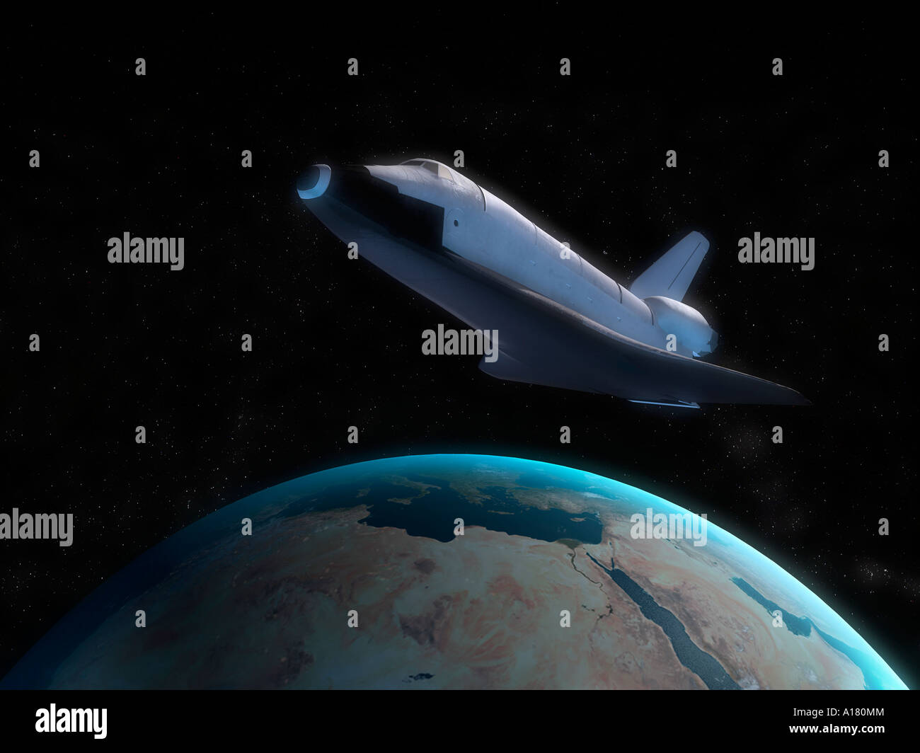 Space shuttle columbia view of earth hi-res stock photography and ...
