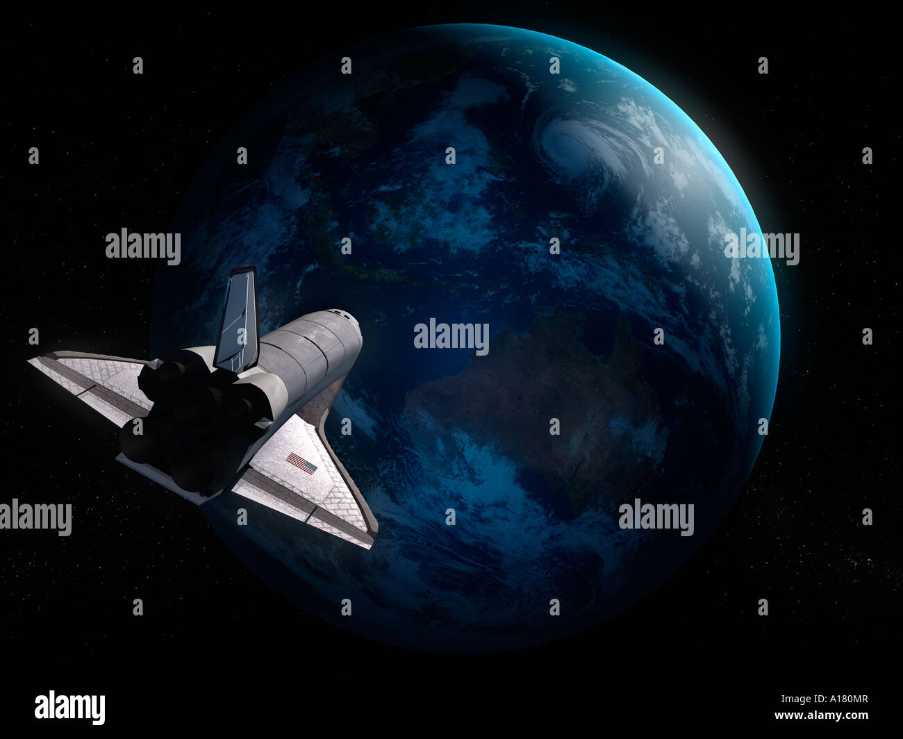 Space shuttle columbia view of earth hi-res stock photography and ...