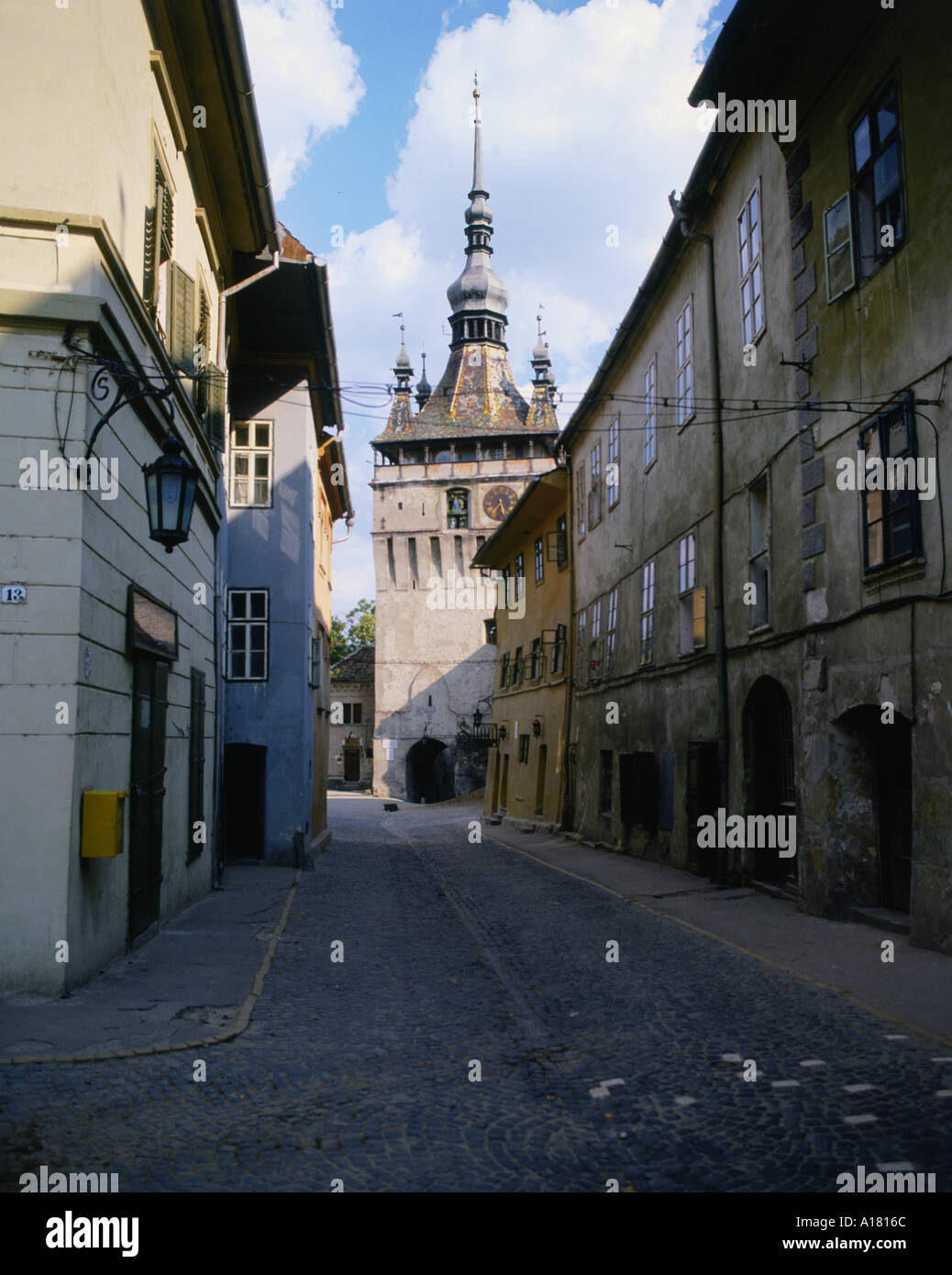 Clock tower stundturm romania hi-res stock photography and images - Alamy