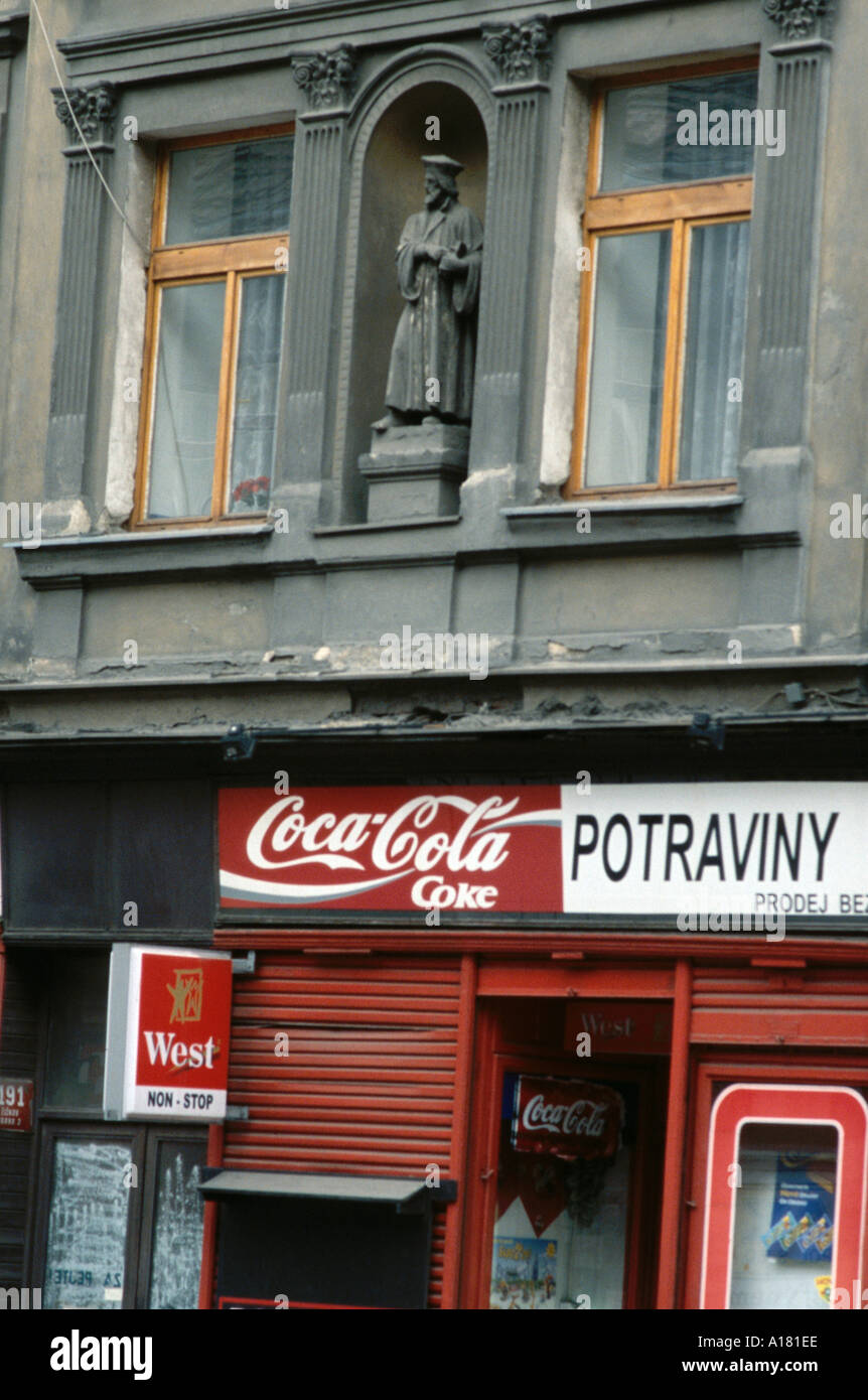 Prague grocery store hi-res stock photography and images - Alamy