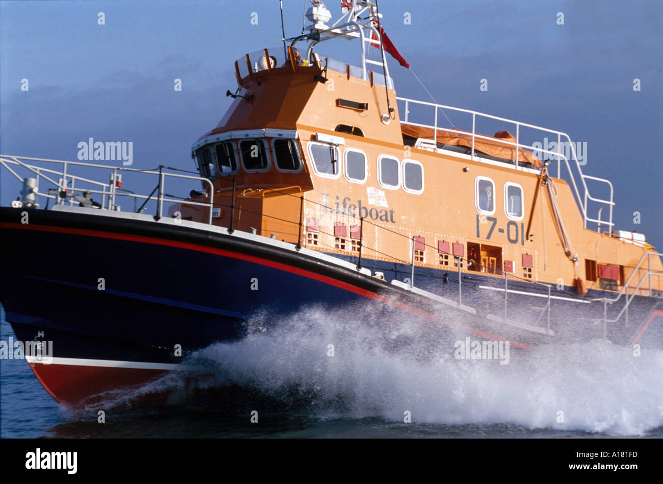 RNLI British Severn lifeboat underway Stock Photo - Alamy