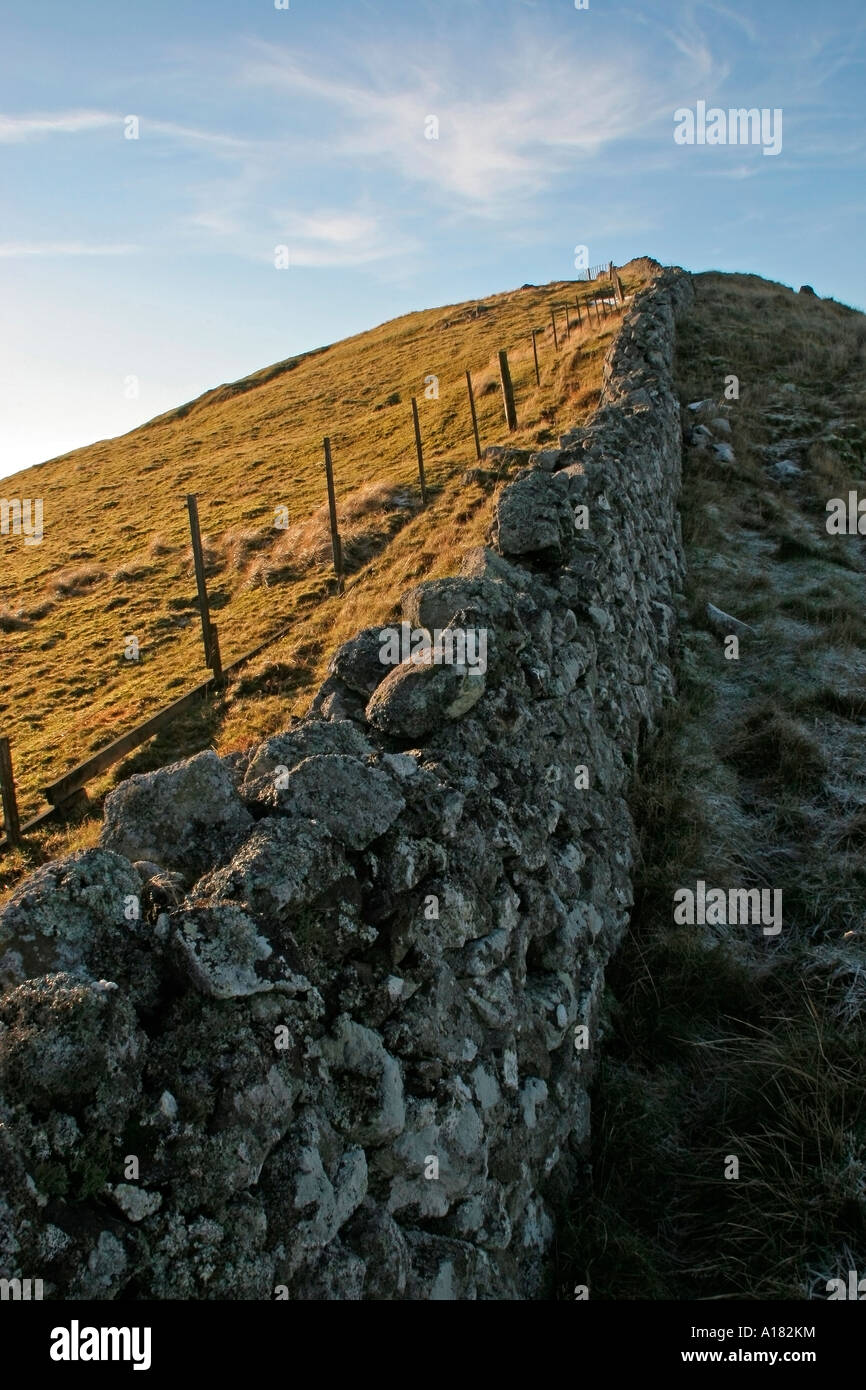 Hadrians Wall In Northumberland National Park 1, Northern England, UK ...