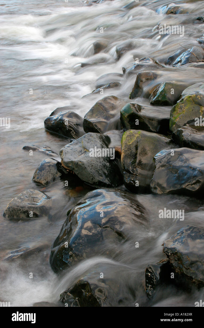 River Teviot 1, Roxburghshire, Scottish Borders, Scotland, UK Stock ...
