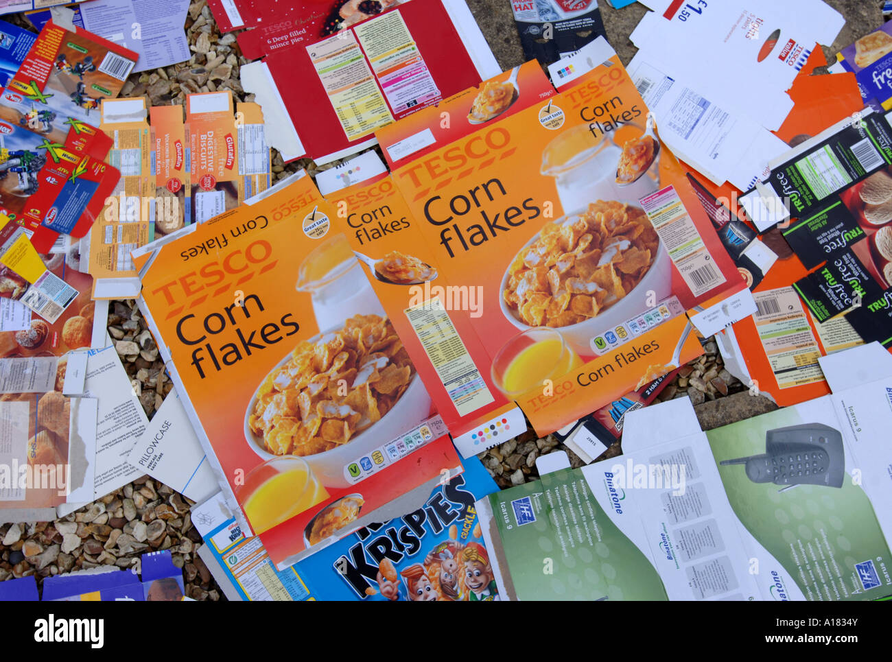 Old corn flakes box hi-res stock photography and images - Alamy
