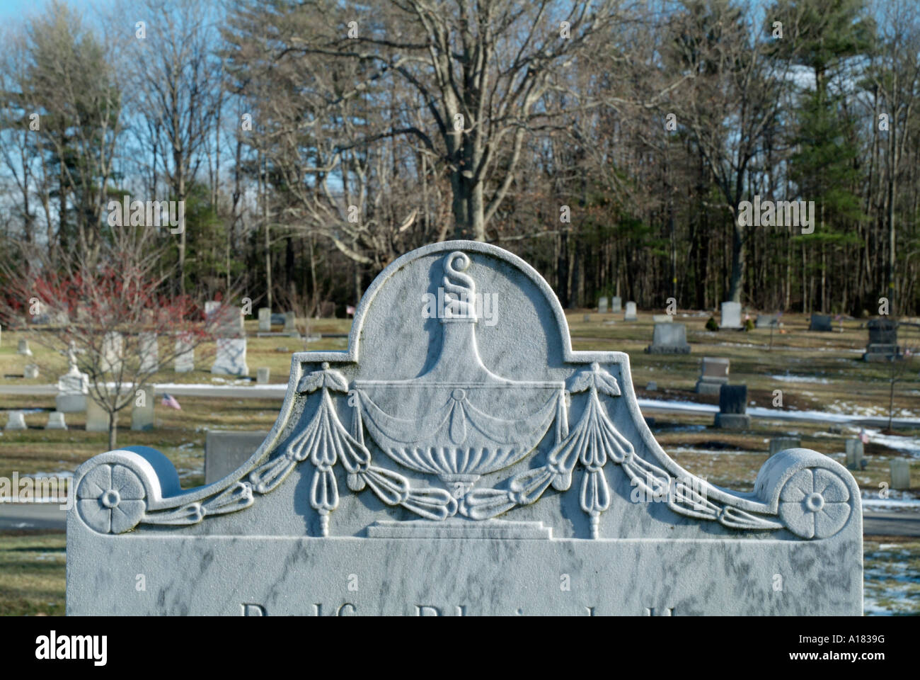 Close up of a carving on a tombstone hi-res stock photography and ...