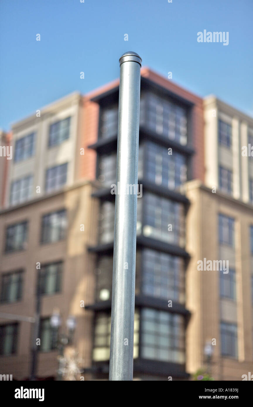 Pole without sign Stock Photo - Alamy