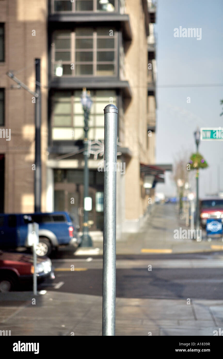 Pole without sign Stock Photo - Alamy