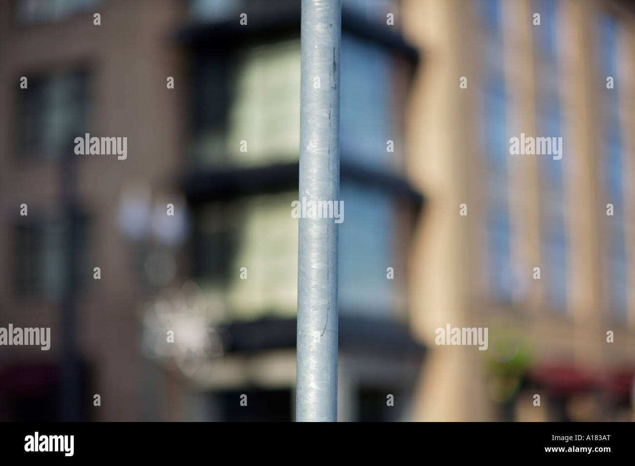 Pole without sign Stock Photo - Alamy