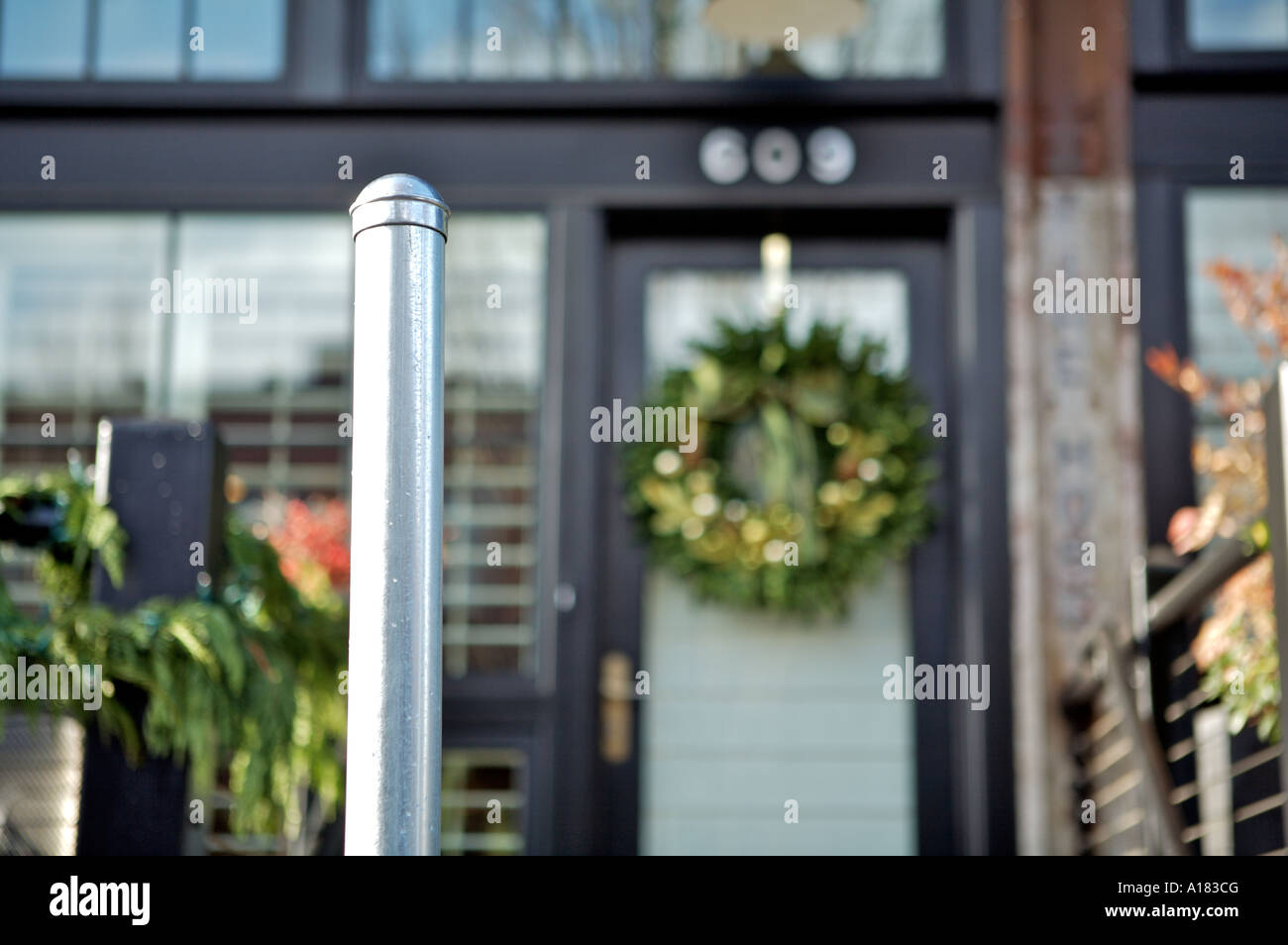 Pole without sign Stock Photo - Alamy