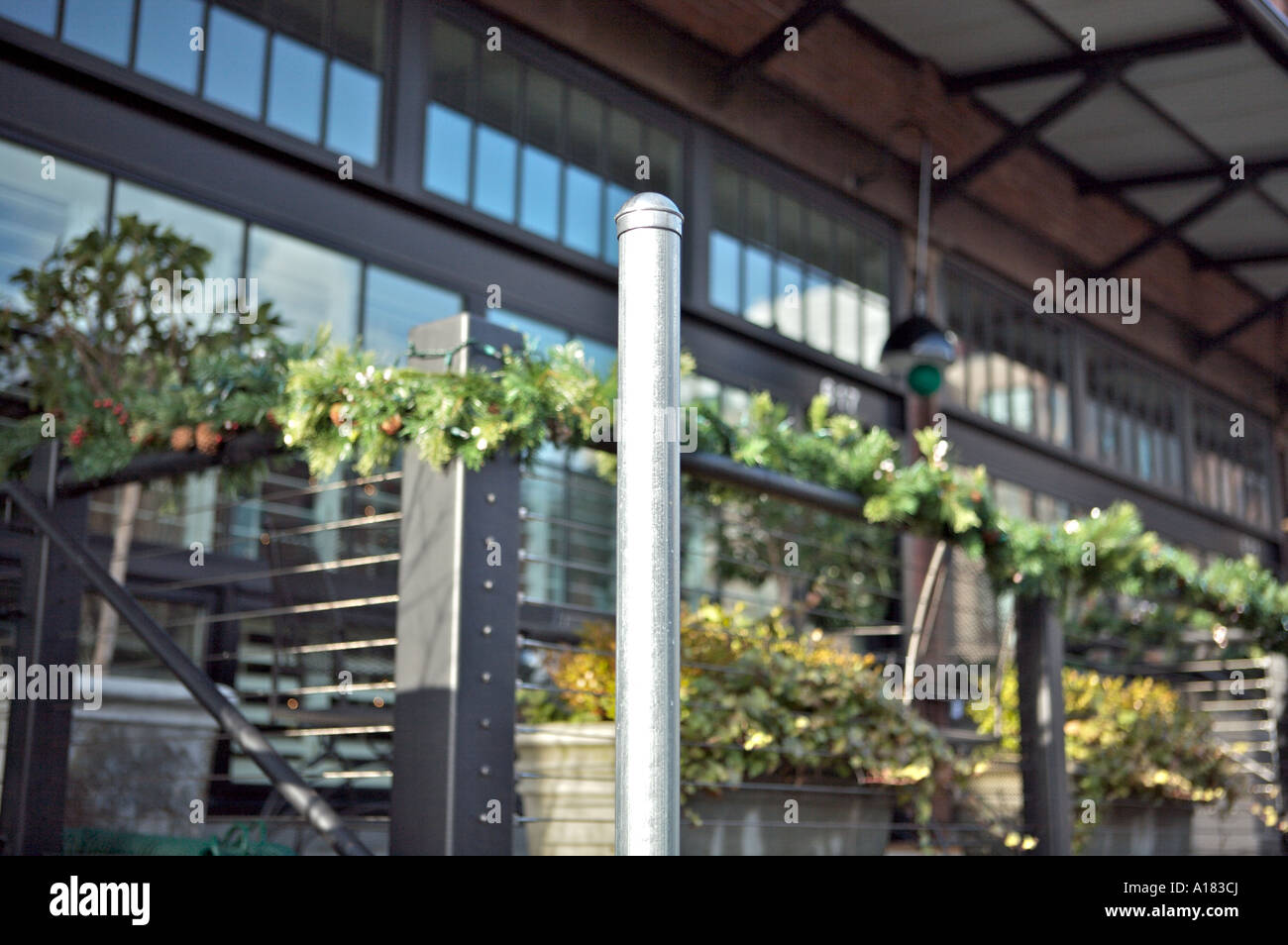 Pole without sign Stock Photo - Alamy