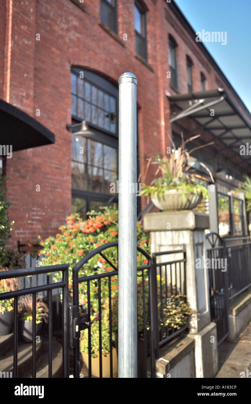 Pole without sign Stock Photo - Alamy