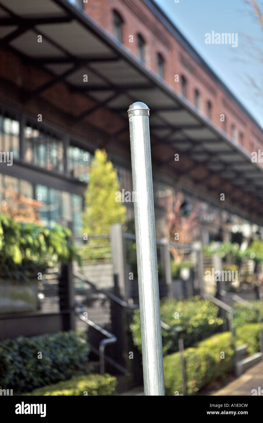 Pole without sign Stock Photo - Alamy