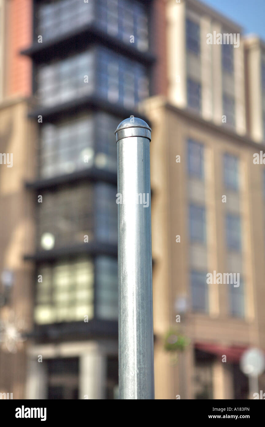Pole without sign Stock Photo - Alamy