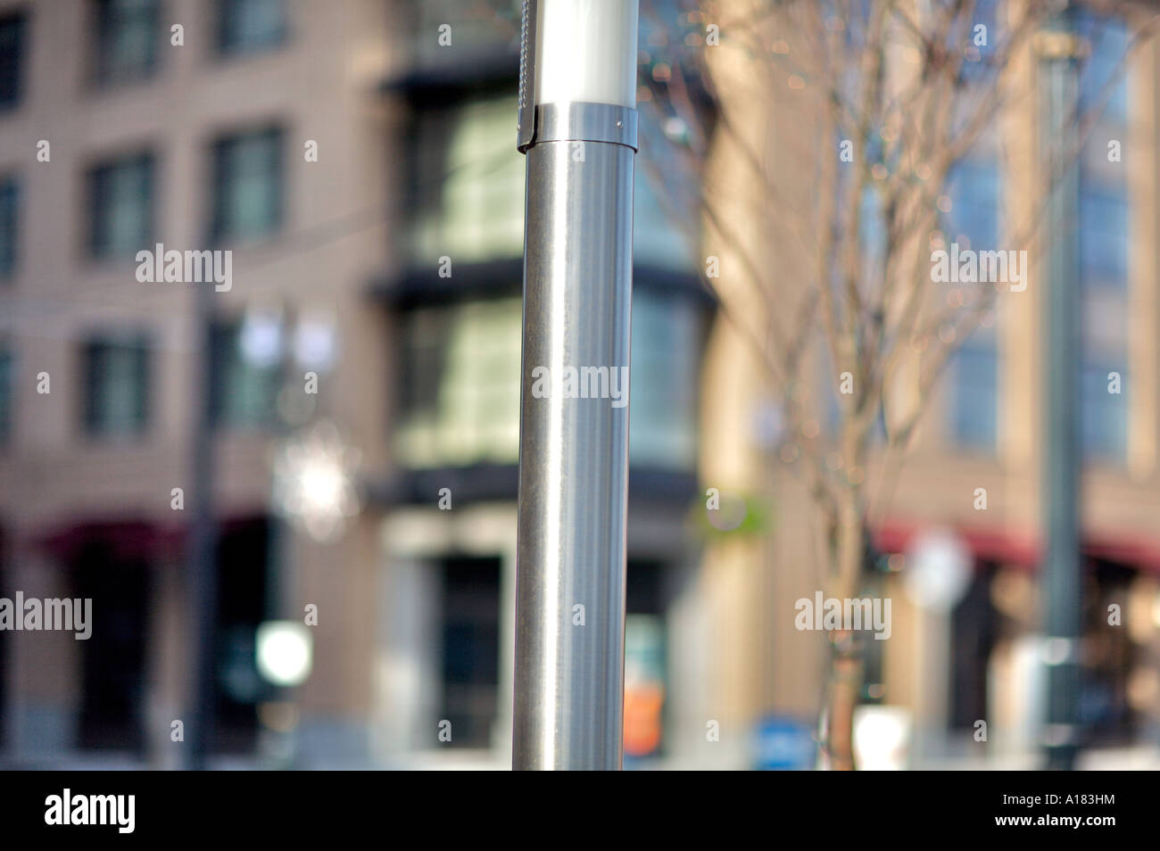 Pole without sign Stock Photo - Alamy