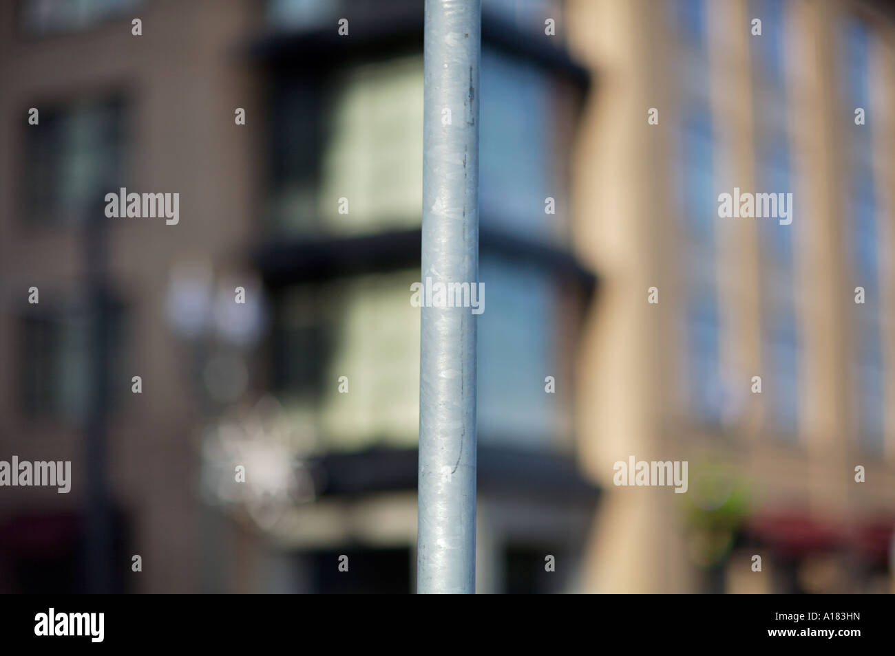 Pole without sign Stock Photo - Alamy