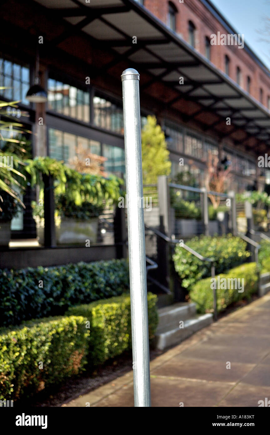 Pole without sign Stock Photo - Alamy